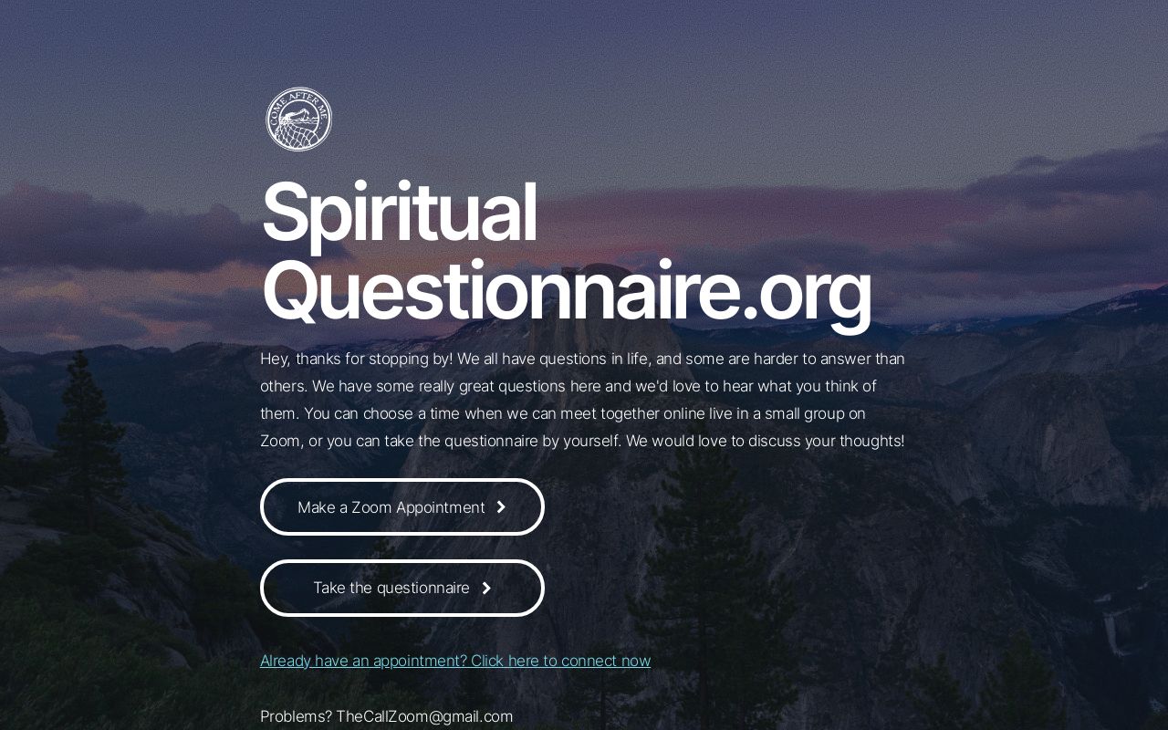 SpiritualQuestionnaire.org